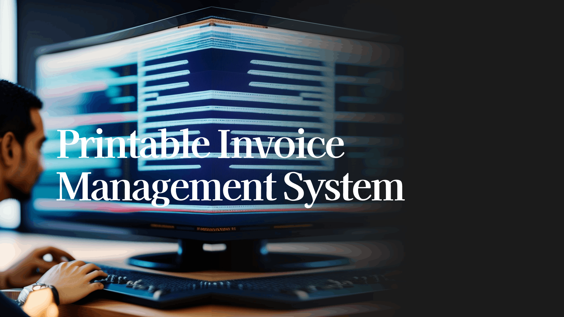 Printable Invoice Management System | Darryl October - Front End Engineer